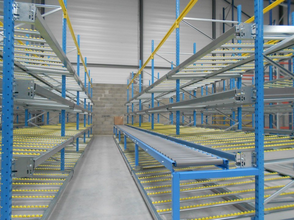 Live storage shelving - Automatic flow of your goods - CLN Racking