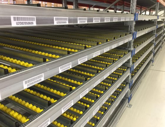 Live storage shelving - Automatic flow of your goods - CLN Racking