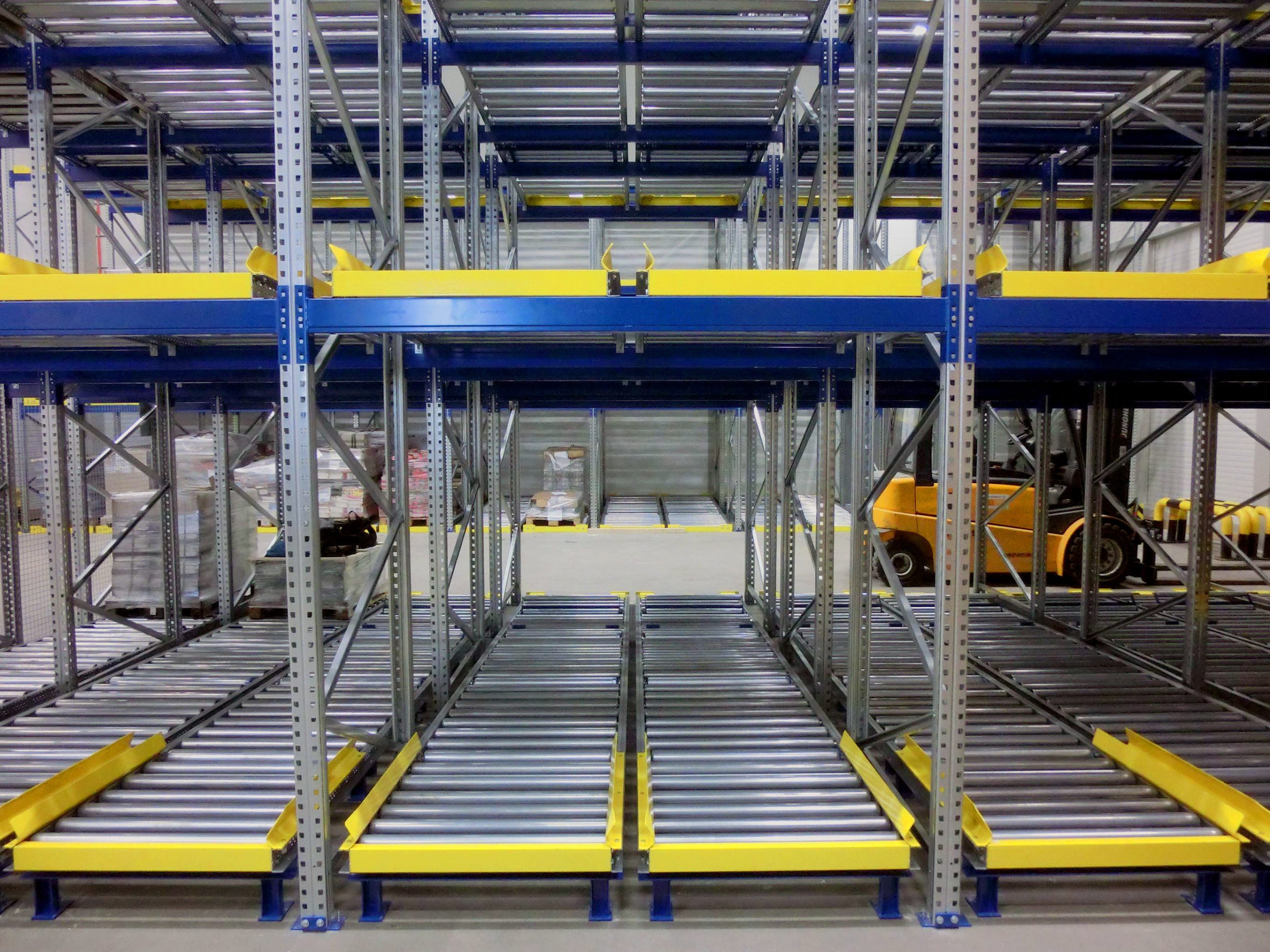 Doorrolstellingen - Opslagcapaciteit met beweging - CLN Racking