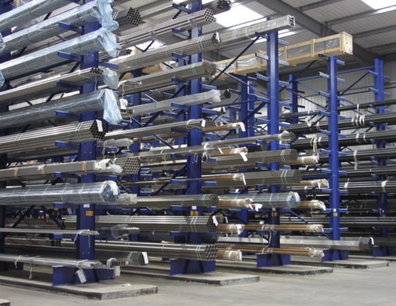 Draagarmstellingen – Opslaan van lange goederen - CLN Racking